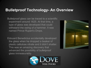 The History of Bulletproof Technology | PPT