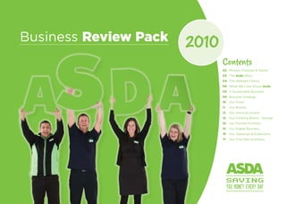 Asda - History Business Review Pack | PDF | Retail Industry | Industries
