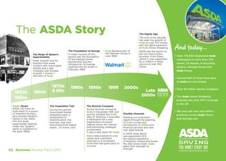 Asda - History Business Review Pack | PPT