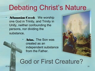A Timeline for the Historical Development of Christology | PPT