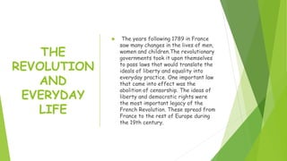 History ch1 The French Revolution | PPTX