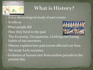 History ch 1 When Where and How | PPTX