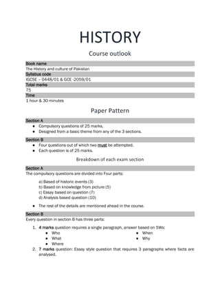 History Chapter 1 khilafat movement for olevels students of pakistan | PDF