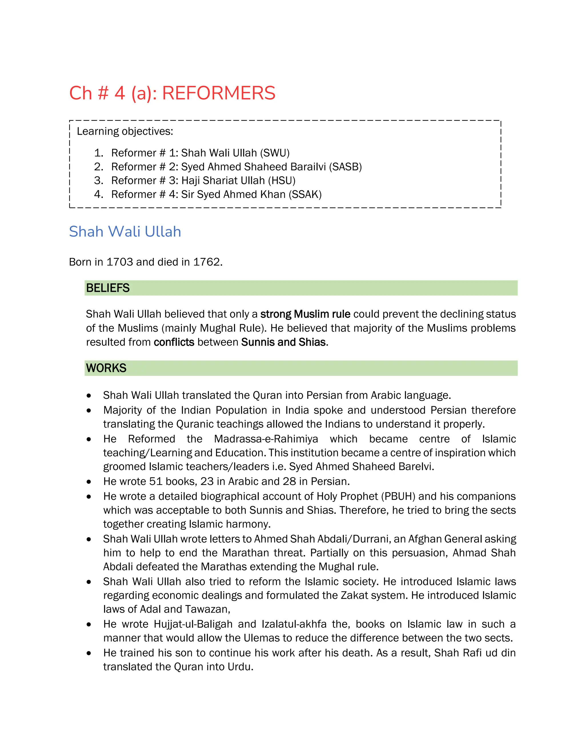 History Chapter 4 khilafat movement for olevels students of pakistan | PDF