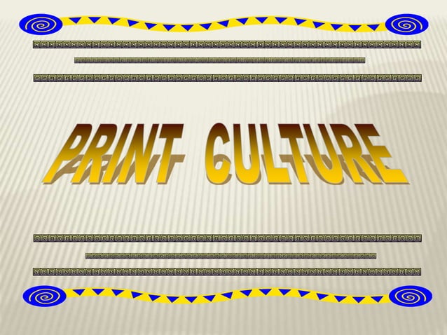 Print Culture And The Modern World | PPTX