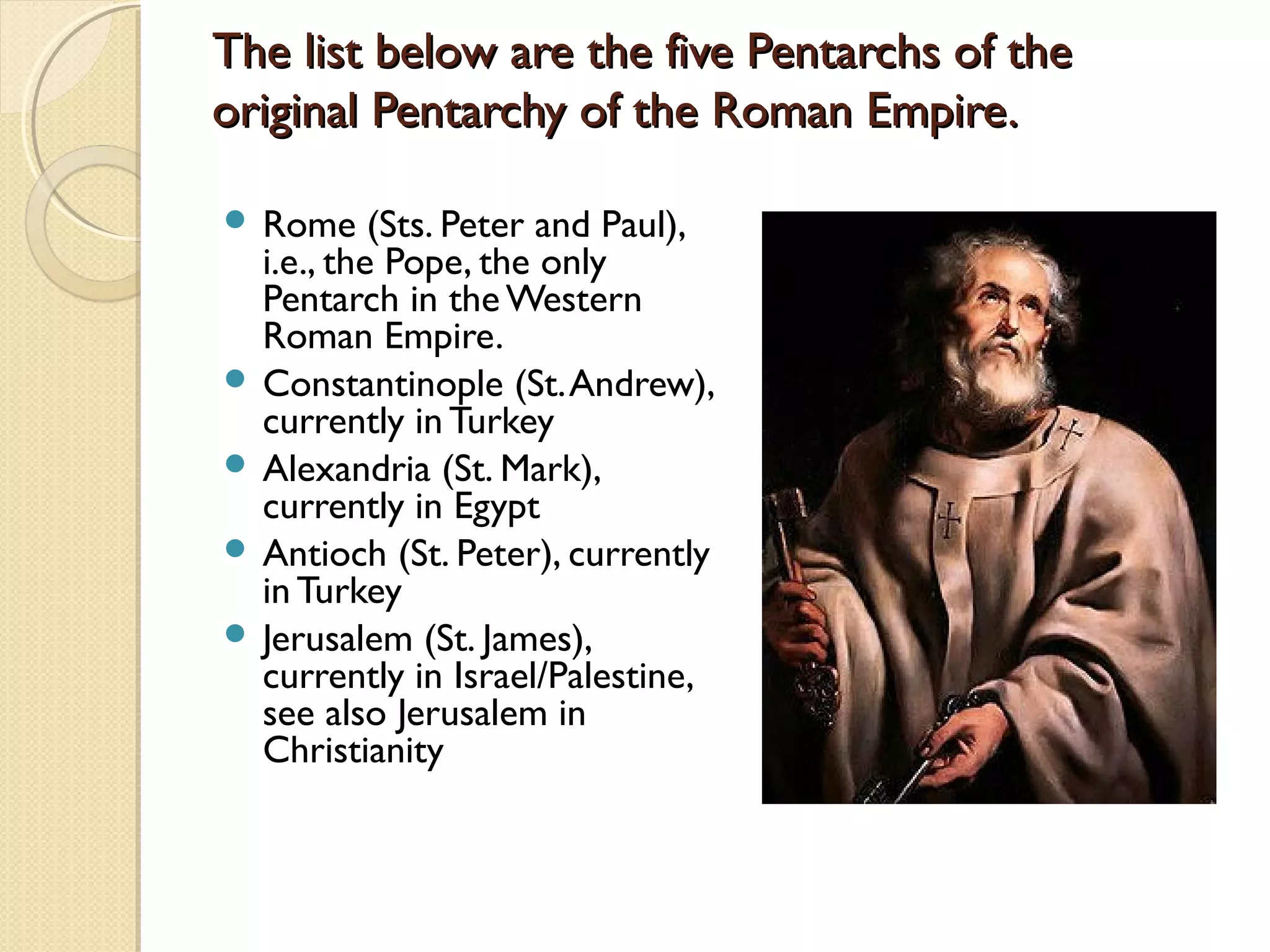 History of Church of the Roman Empire | PPT