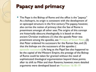 History of Church of the Roman Empire | PPT