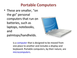 History, classification and components of computers | PPT