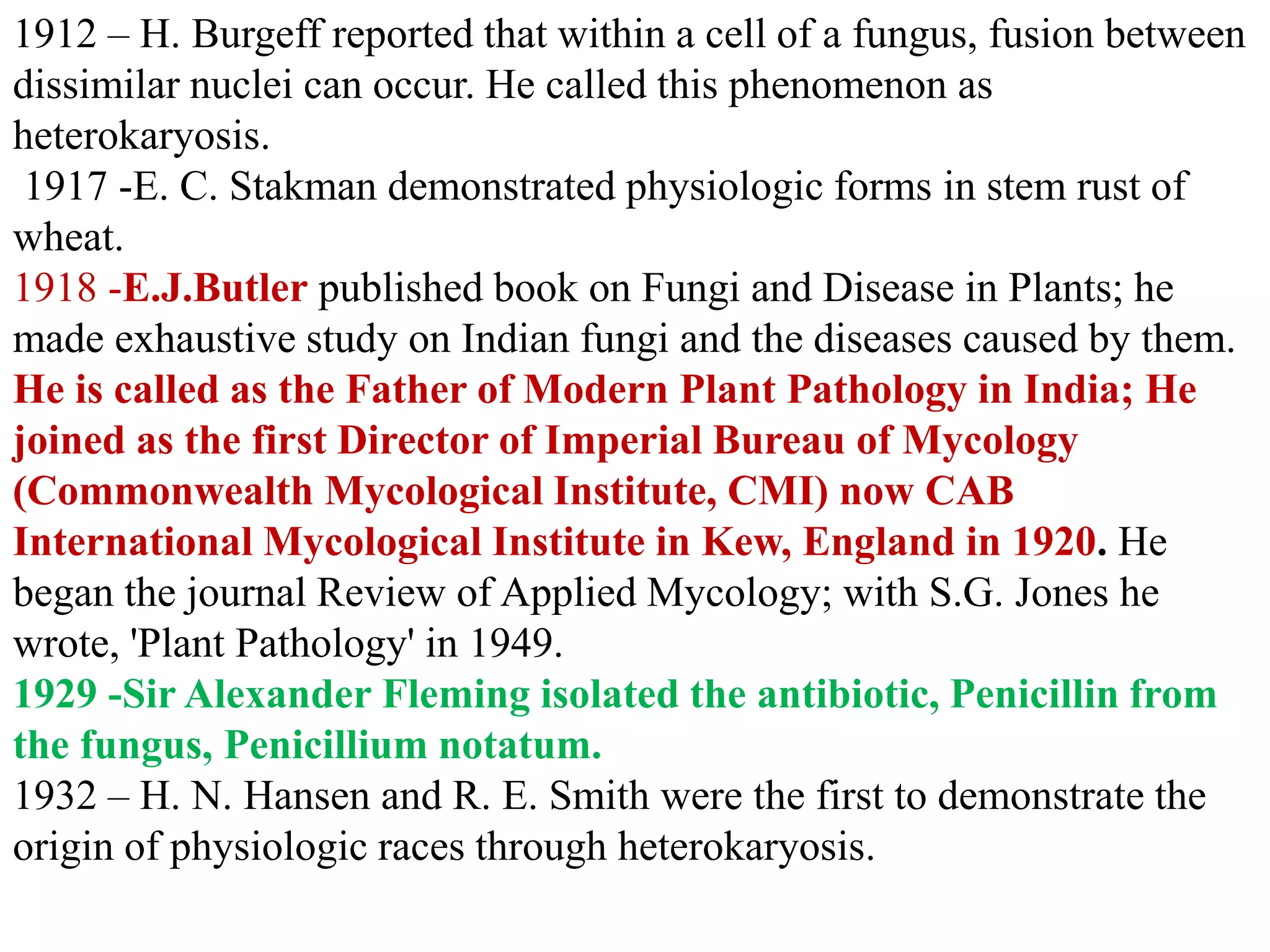 History,classification & importance of plant pathology | PPTX ...