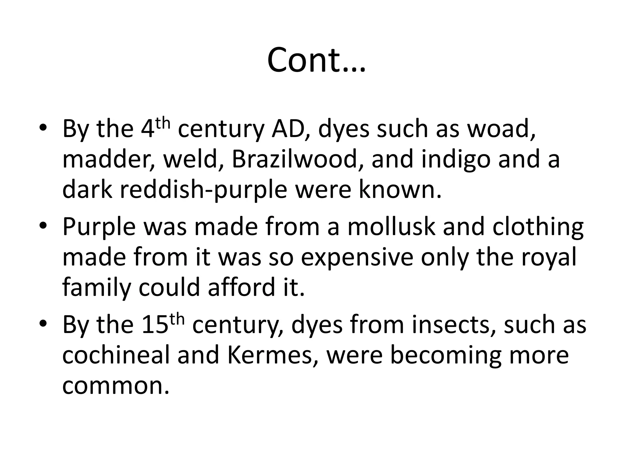 History & Classification of Dyes 1.pdf textile | PDF