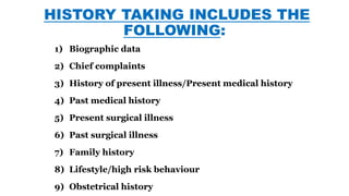 history collection, how to collect health history.pptx