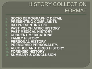 History Collection in Nursing History collection, or taking a patient’s ...