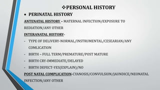 PSYCHIATRIC History collection FORMAT.pptx