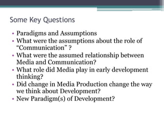 History communication and development | PPTX