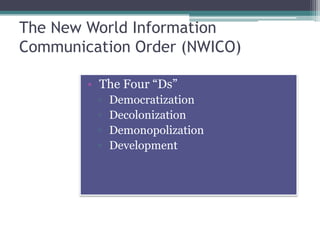 Media and Development, context and issues | PPTX