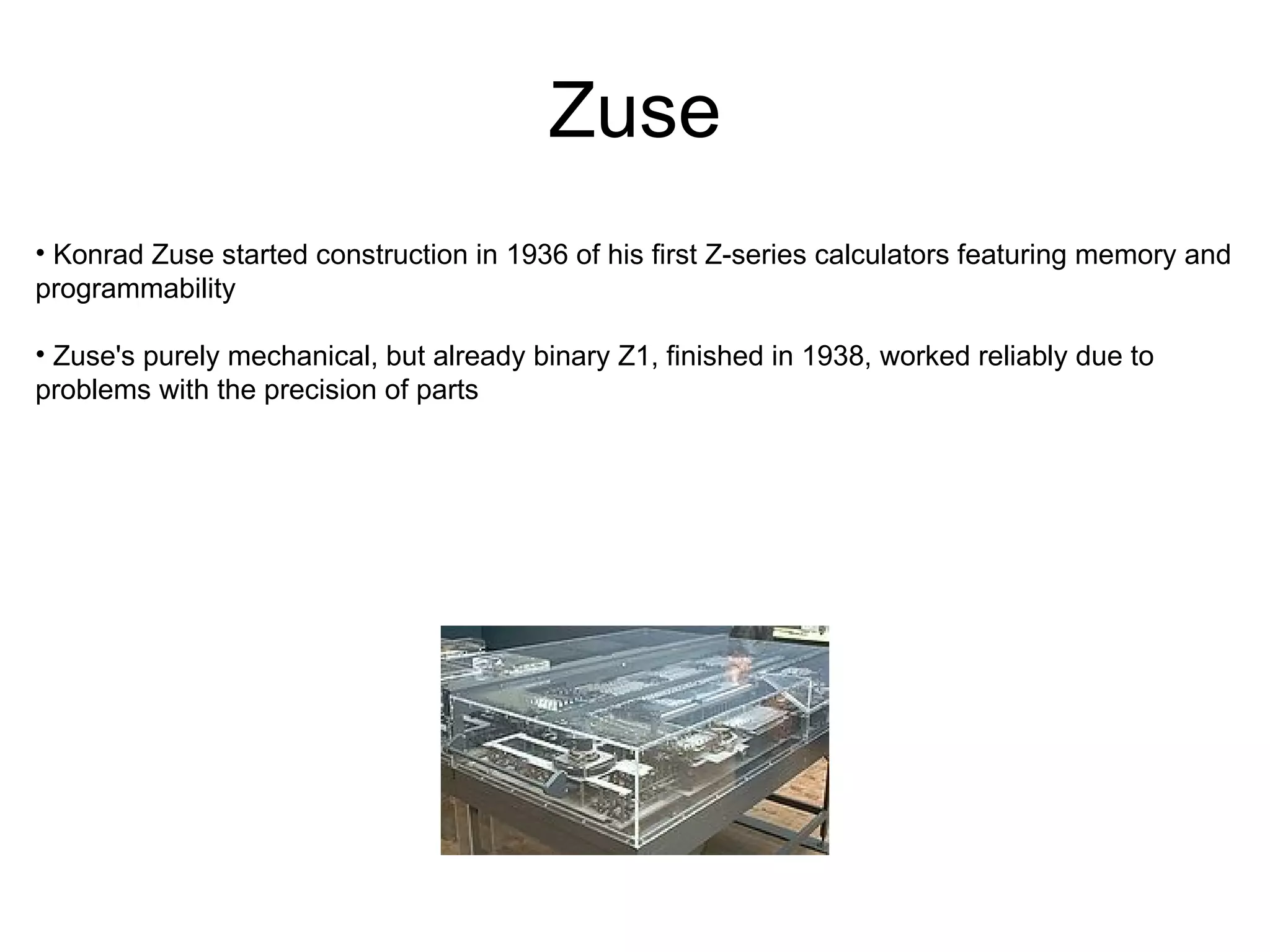 History of Computing Hardware | PPT