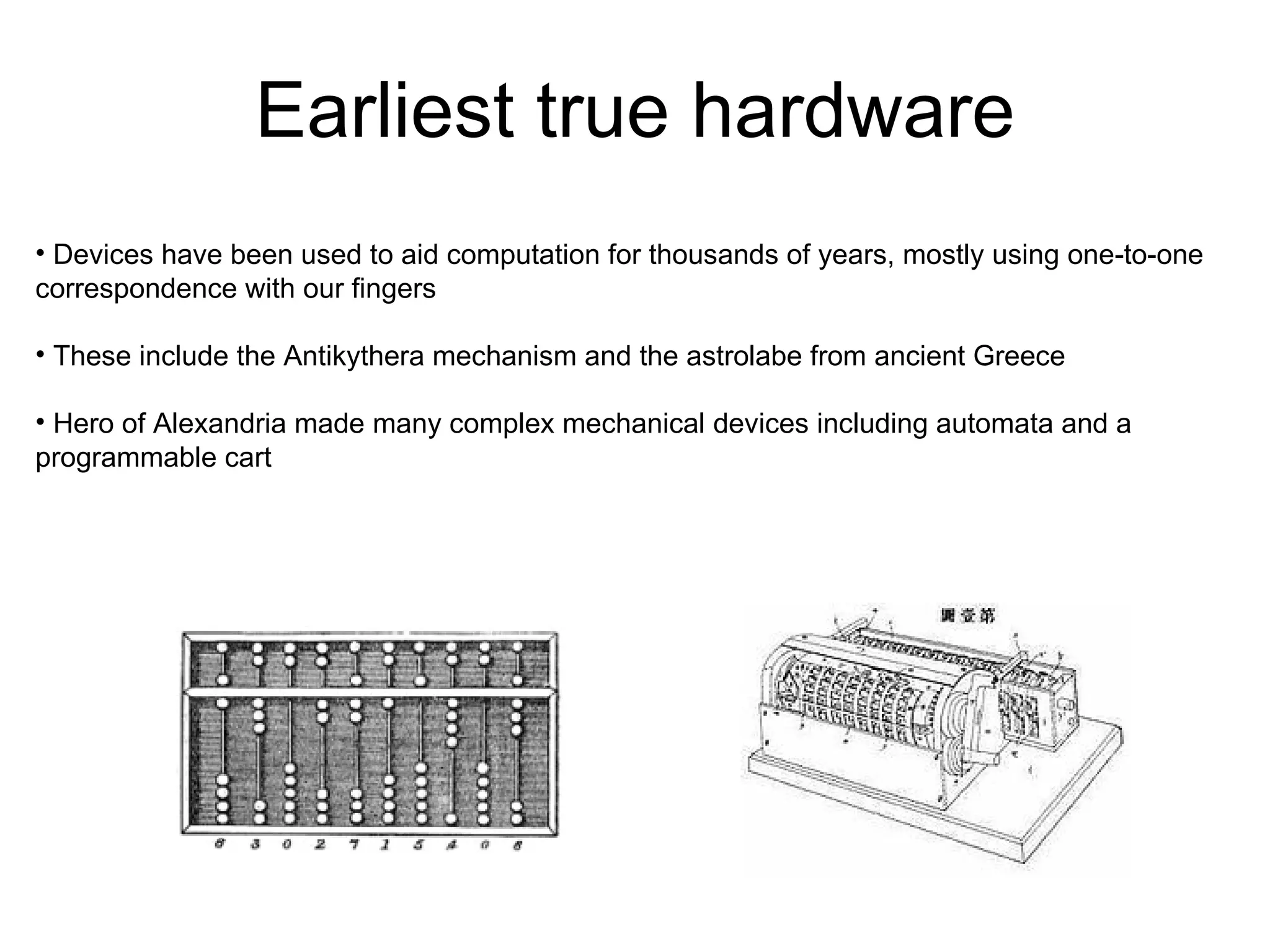 History of Computing Hardware | PPT