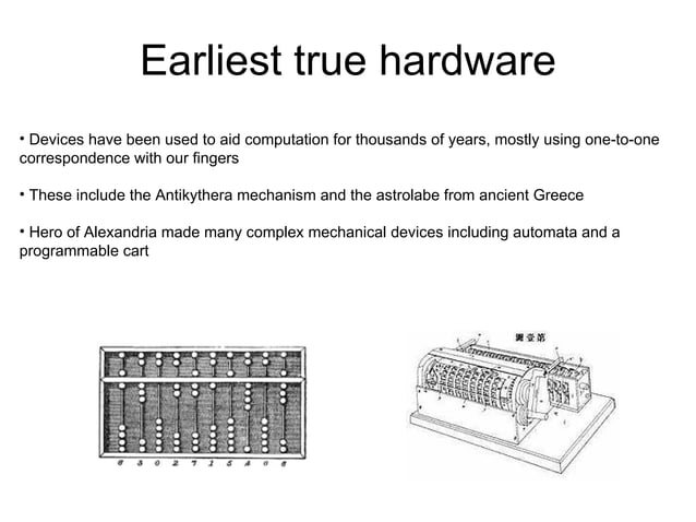 History of Computing Hardware | PPT | Computing | Technology & Computing