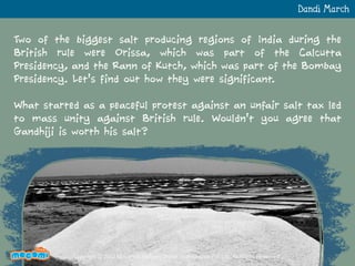 Dandi March - History India – Mocomi.com