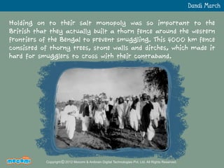 Dandi March - History India – Mocomi.com