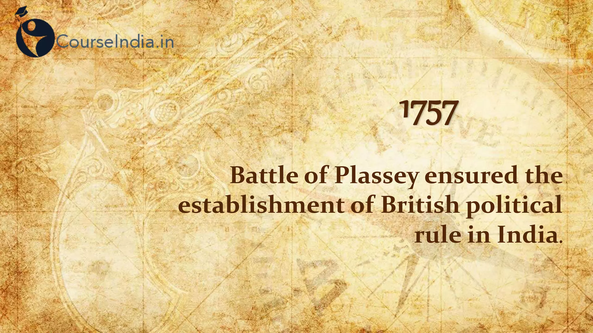 Important historical dates in Indian history from 1700 to 1930 | PPTX