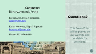 Chronicling America: Using Historic Newspapers in the Classroom & for ...