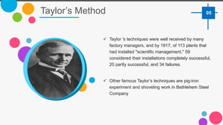 HISTORY & DEVELOPMENT OF WORK STUDY | PPTX