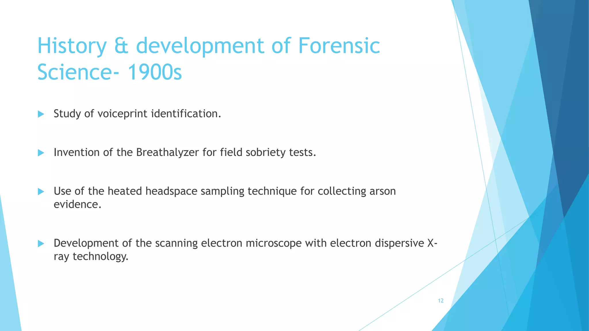 History development of forensic science | PPTX