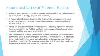 History development of forensic science | PPTX