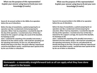 History differentiated responses | PPTX