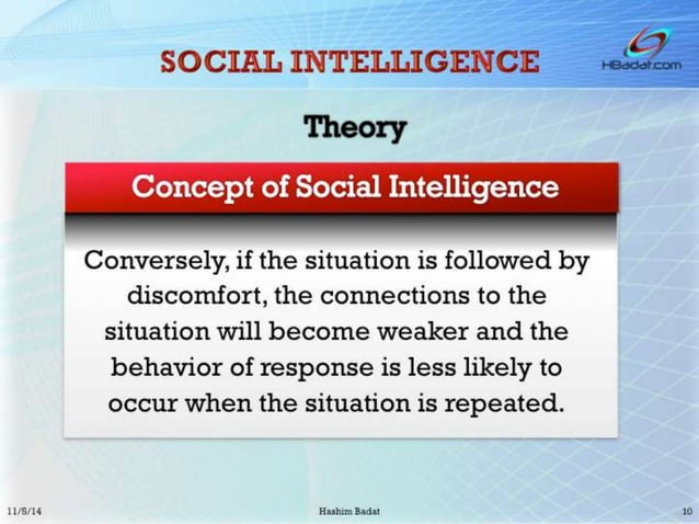 Brief History of Emotional Intelligence (Part-1) | PPTX