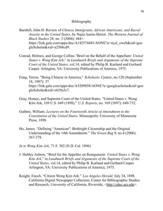 US v Wong Kim Ark | PDF