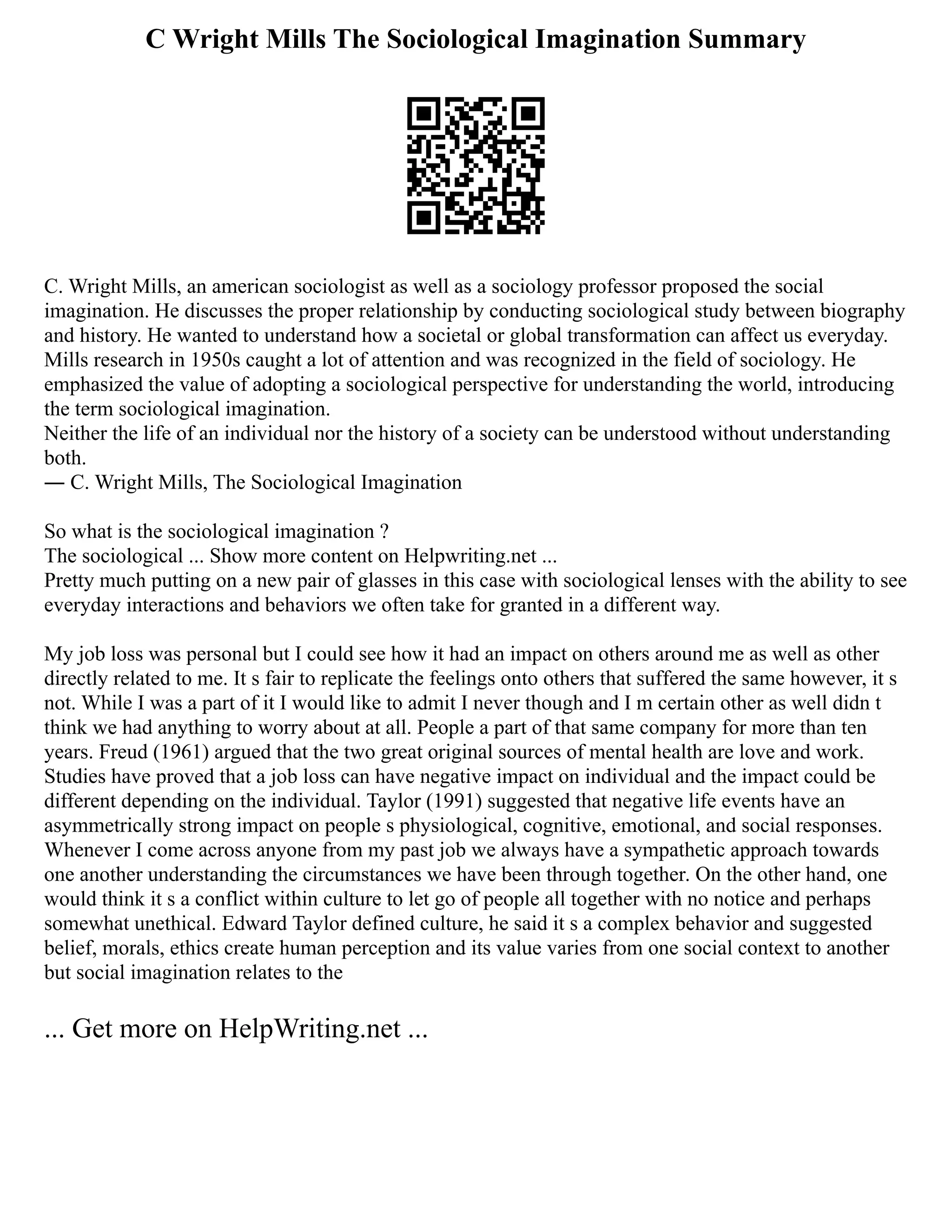 History Essay Paragraph On Descriptive Writing | PDF