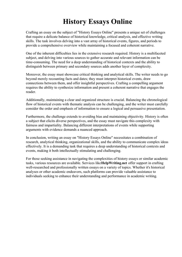 History Essays Online History Essay Examples Table Of Contents PDF history-essays-online-history-essay-examples-table-of-contents-pdf