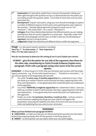 History Essay Writing | PDF