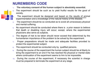 History ethical guide lines to clinical trial | PPT