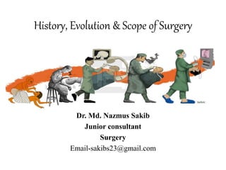 History, Evolution & Scope of surgery.pptx