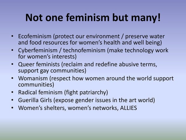 A History of Feminism in 20 minutes | PPTX