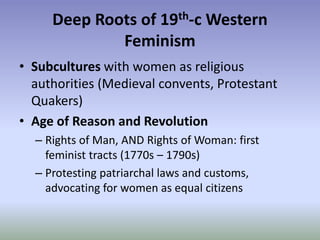 A History of Feminism in 20 minutes | PPTX