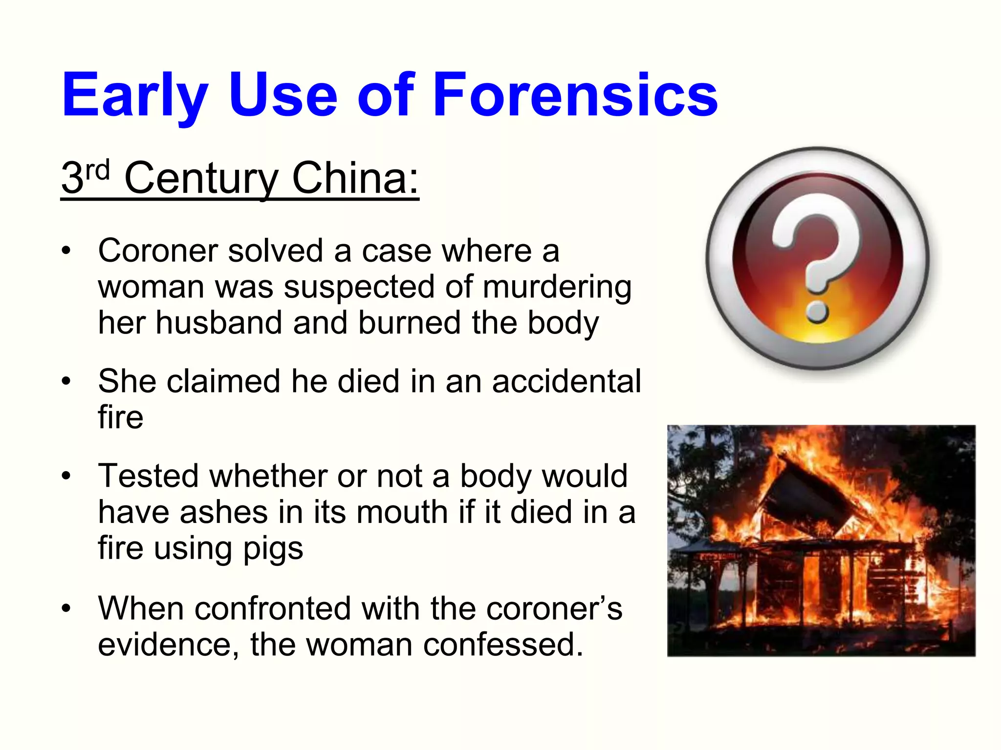 HistoryForensicScience.ppt