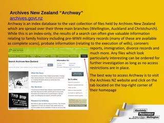 Local history at Wellington City Libraries | PPT