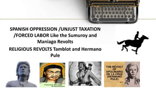 Filipino Revolts | PPTX | Religion & Spirituality