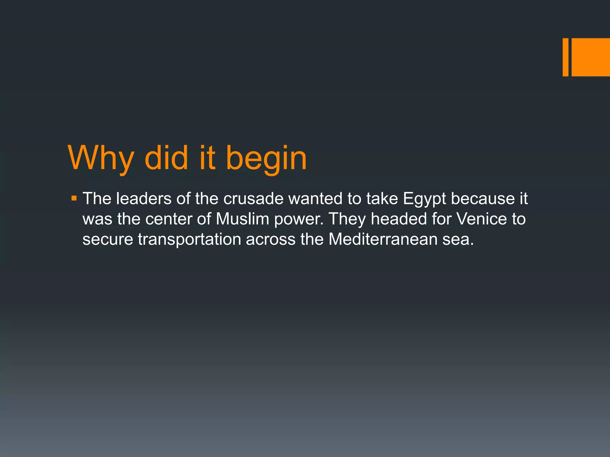 History fourth crusade | PPTX