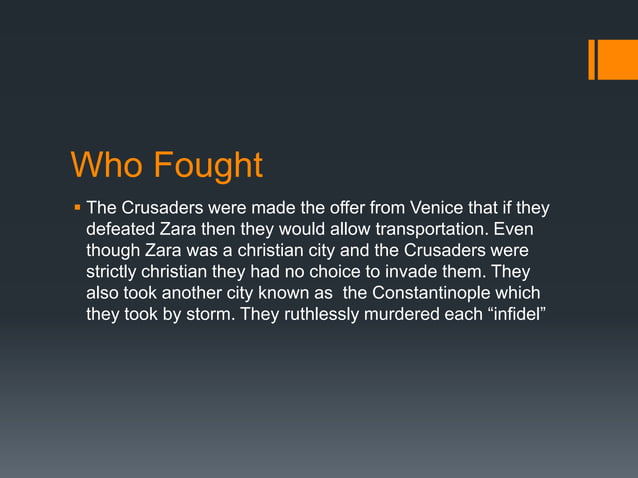 History fourth crusade | PPTX | Christianity | Religion & Spirituality