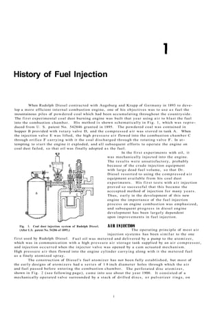 History fuel injection | PDF