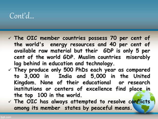 History, function, achievements and failure in resolving issues of ...