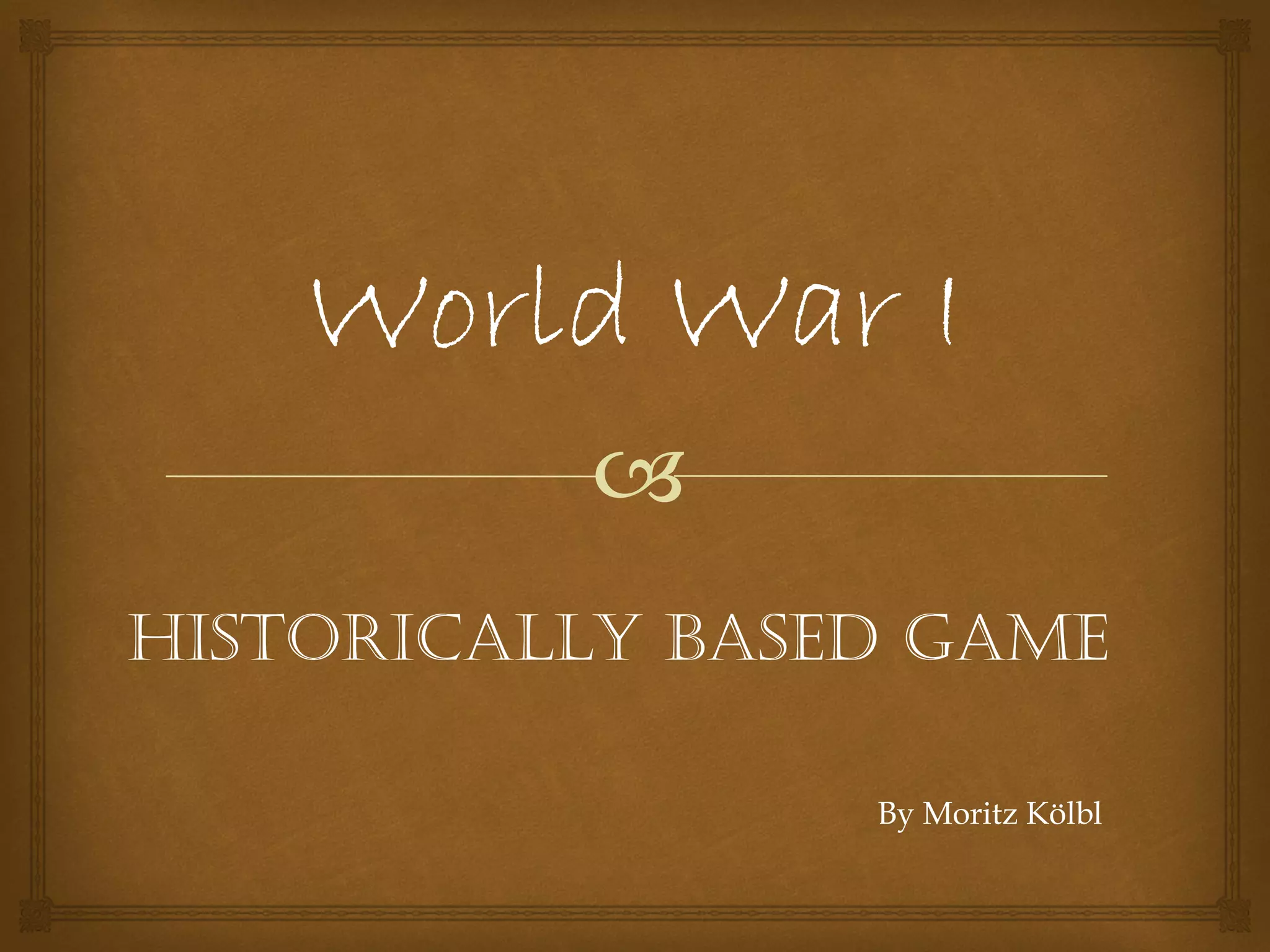 World War I | PPT