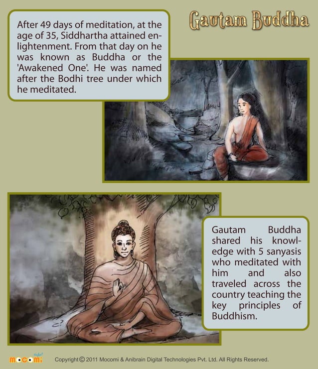 Gautam Buddha – Mocomi.com | Buddhism | Religion & Spirituality