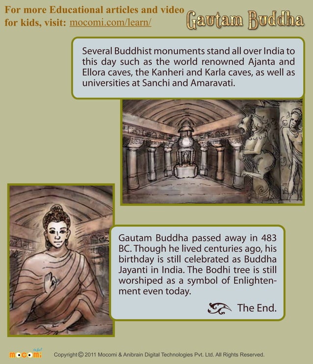 Gautam Buddha – Mocomi.com | Buddhism | Religion & Spirituality