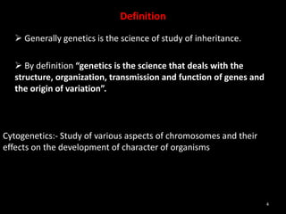 History genetics | PPTX